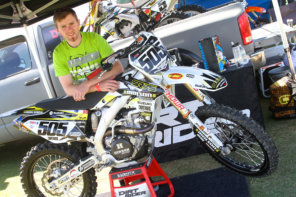 Avec Cyrille Coulon au SX de Vegas...