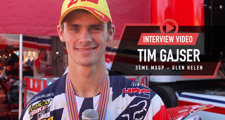 Tim Gasjer : « je suis super content