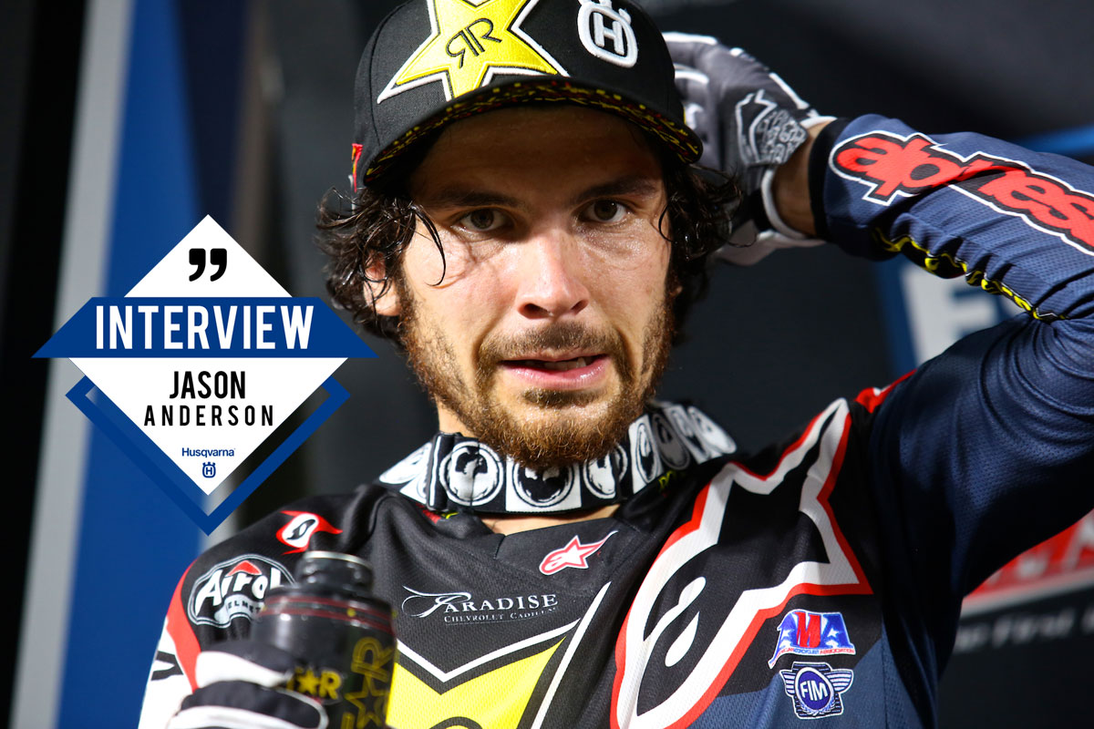 Jason Anderson : « sur la bonne voie