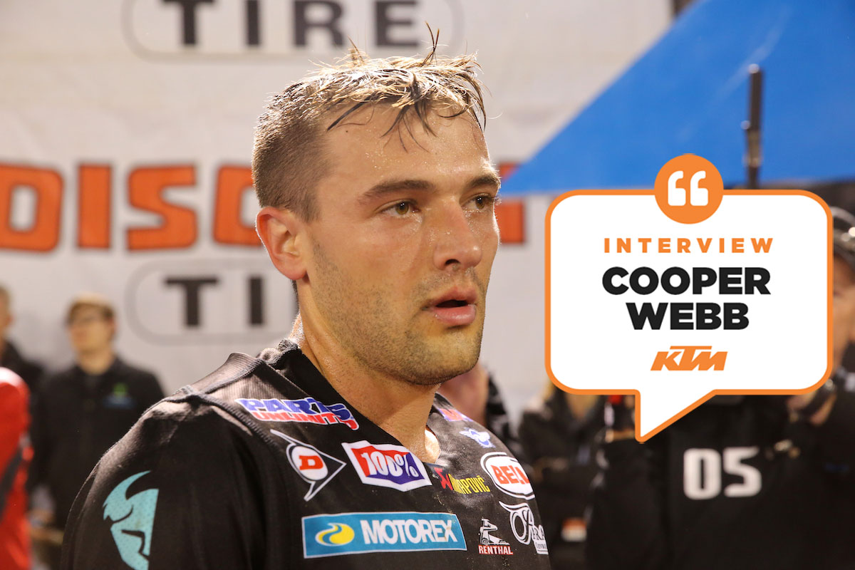 Cooper Webb : « le premier surpris