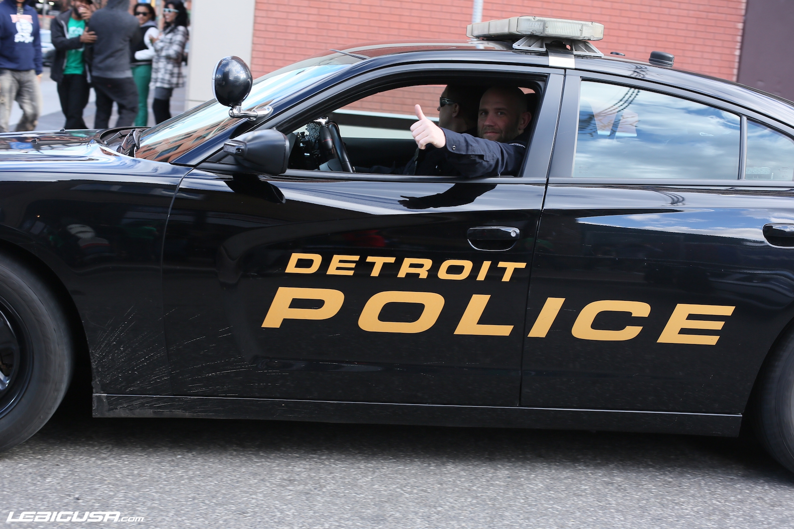 Dans la ville de Détroit (Michigan)