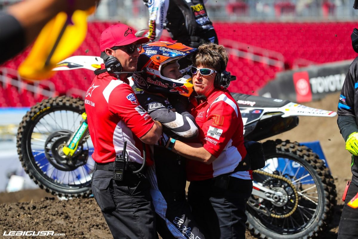 Brian Moreau blessé à Tampa