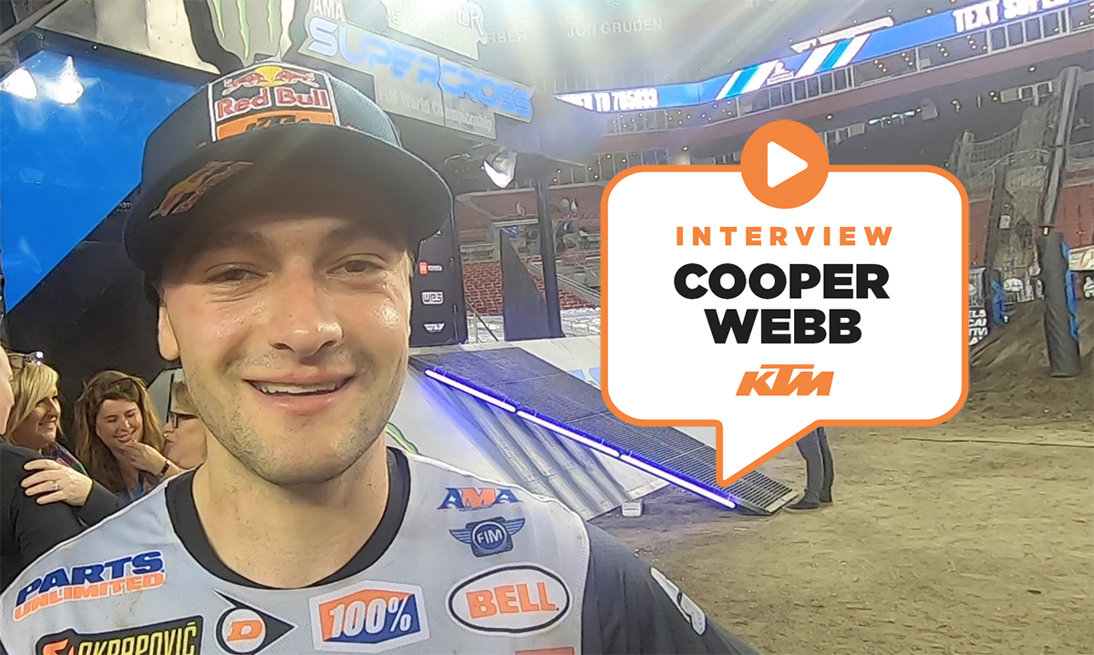 Cooper Webb : « Terminer 2ème, c'est bien