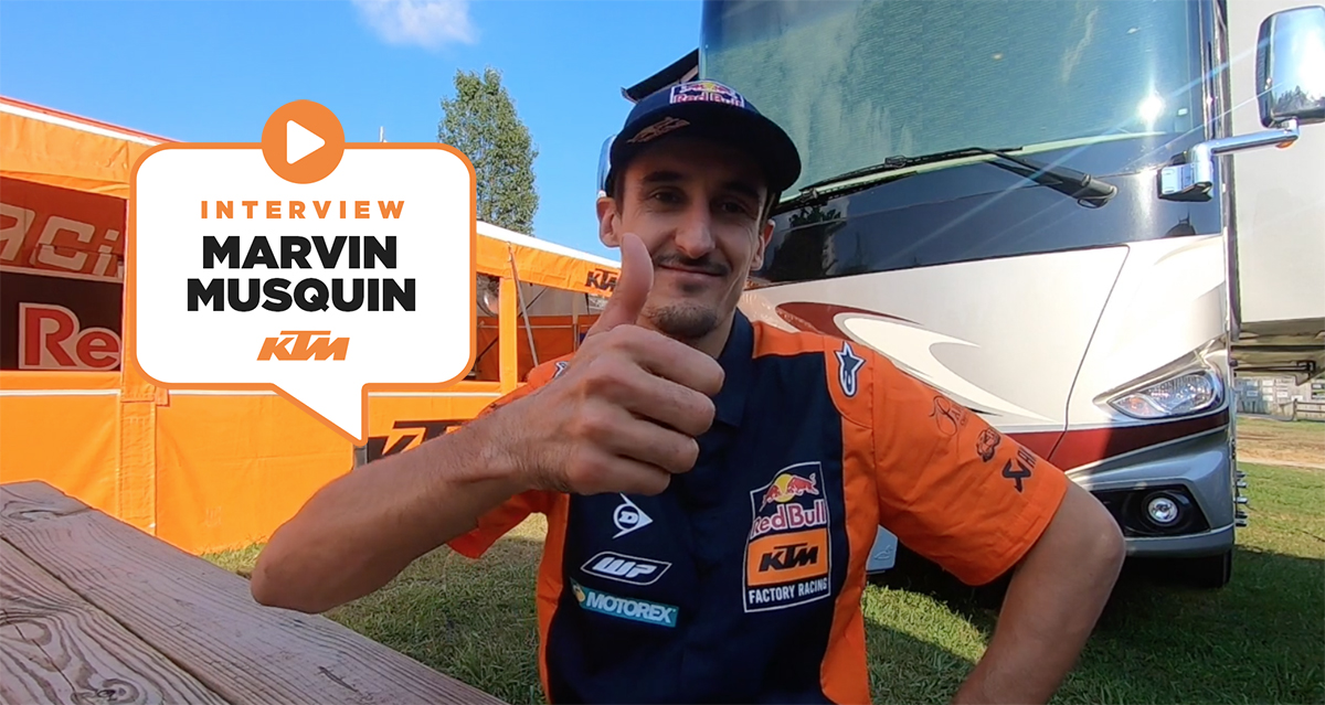 Marvin Musquin : « c'est bon d'être de retour
