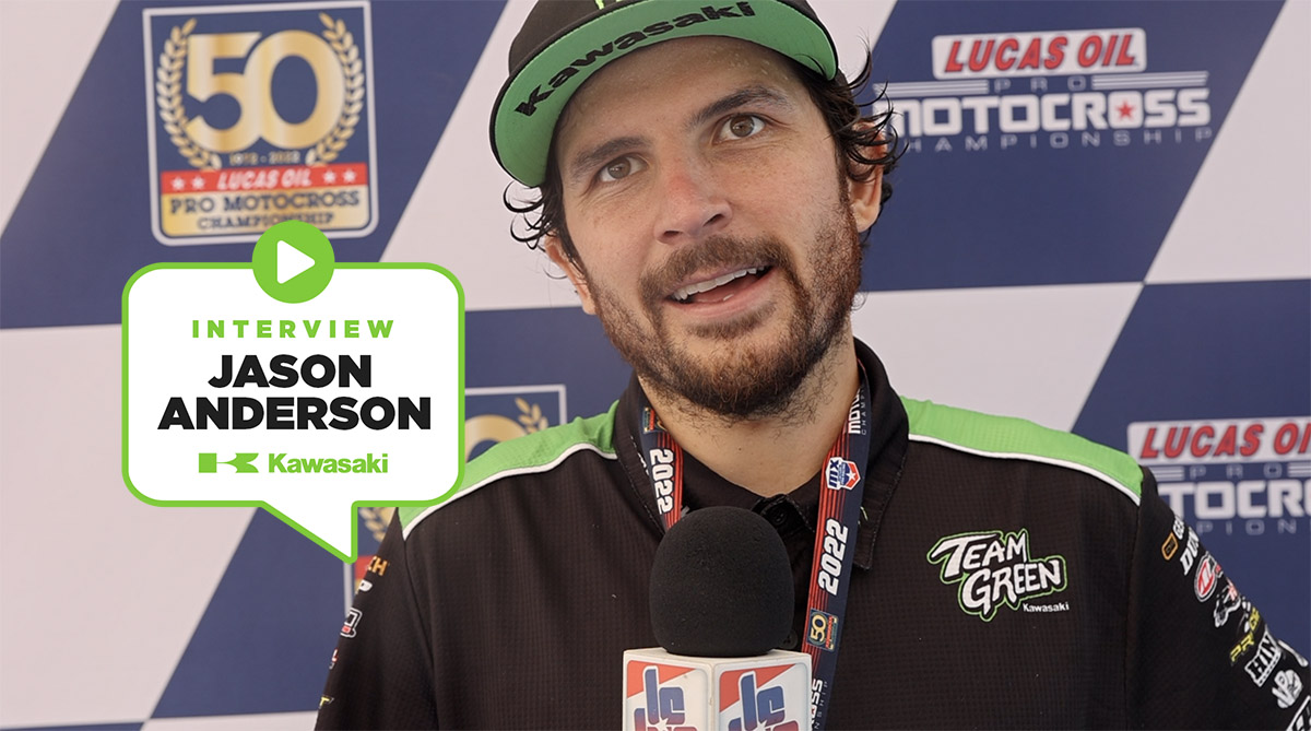 Jason Anderson : « content de retrouver le podium