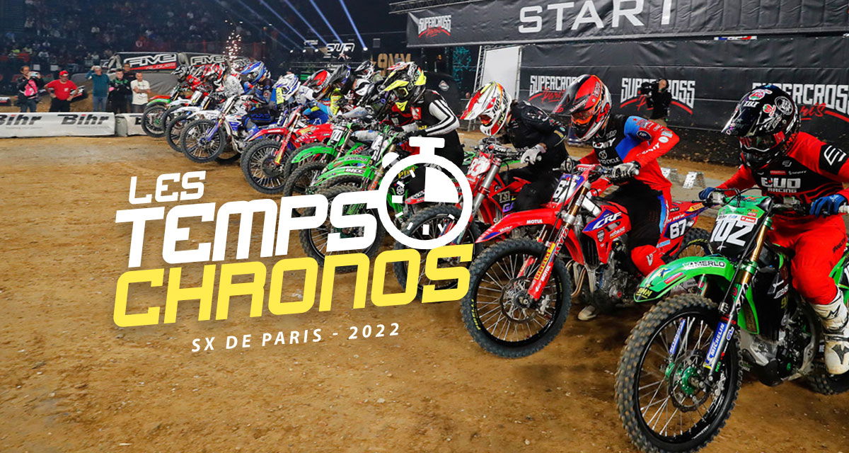 Les temps chronos du SX de Paris