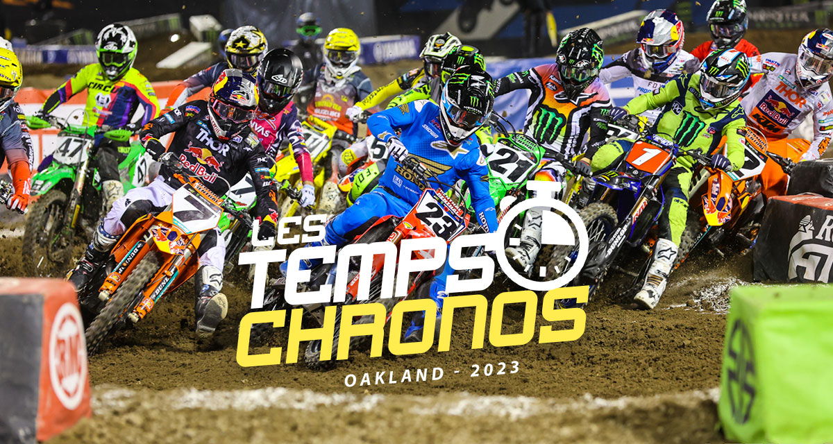 Les temps chronos du SX d'Oakland