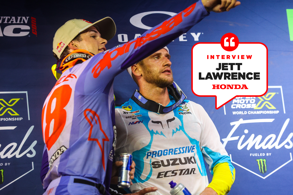 Jett Lawrence : « J'ai laissé passer Ken