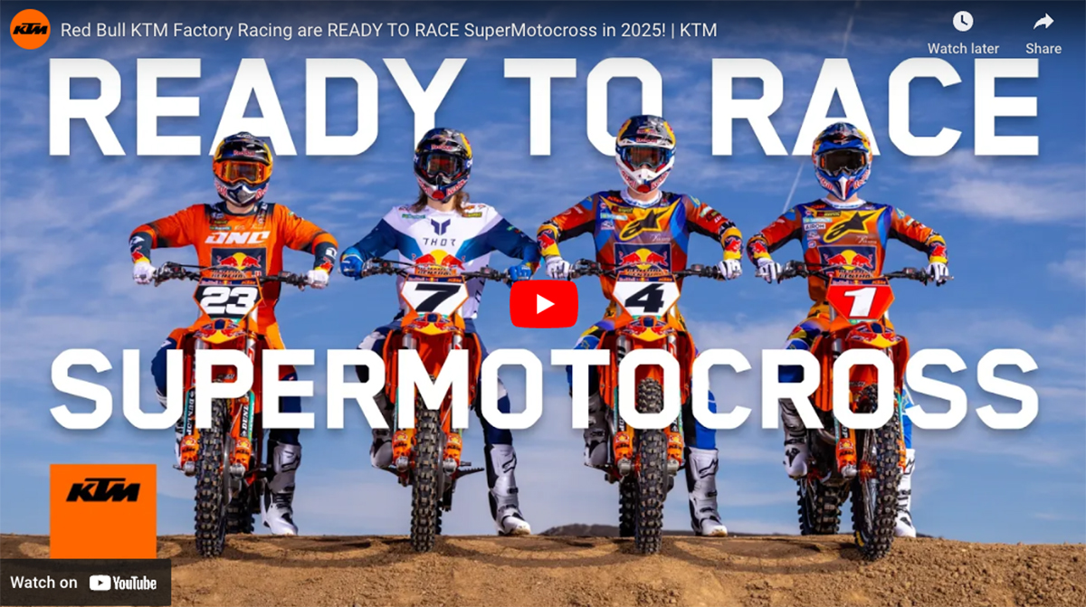 L'équipe KTM US 2025 en vidéo