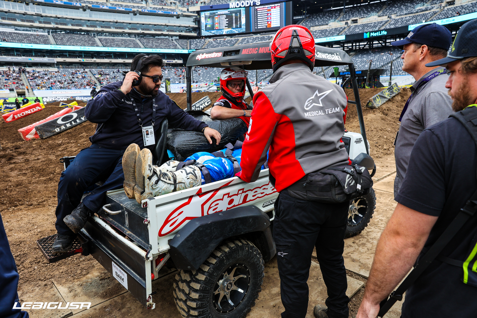 Jerry Robin gravement blessé à East Rutherford