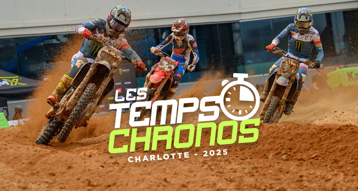 Les temps chronos du SMX de Charlotte