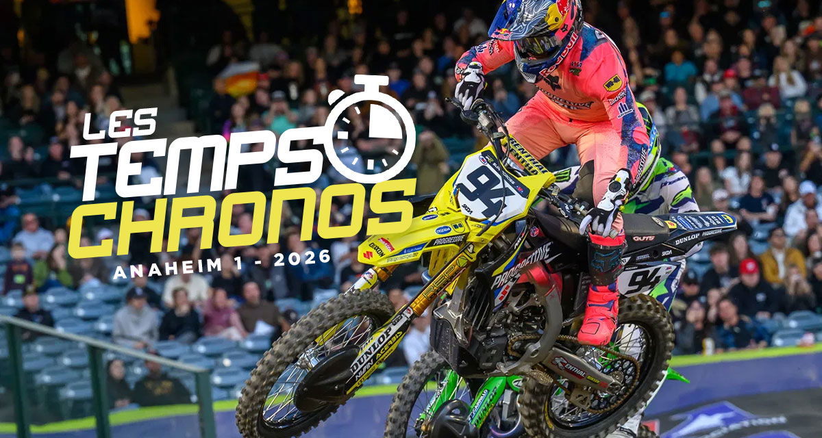 Les temps chronos du SX d'Anaheim 1